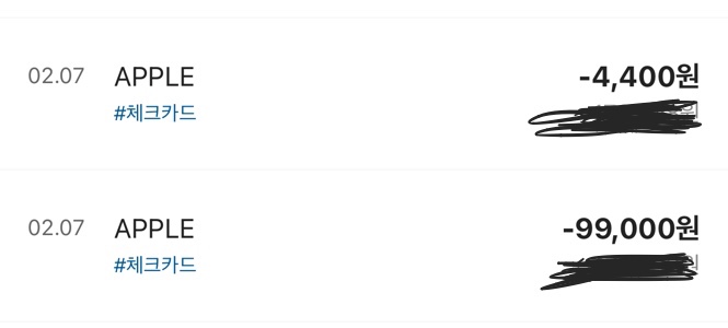 알 수 없는 결제내역이 확인됨 - Apple 커뮤니티